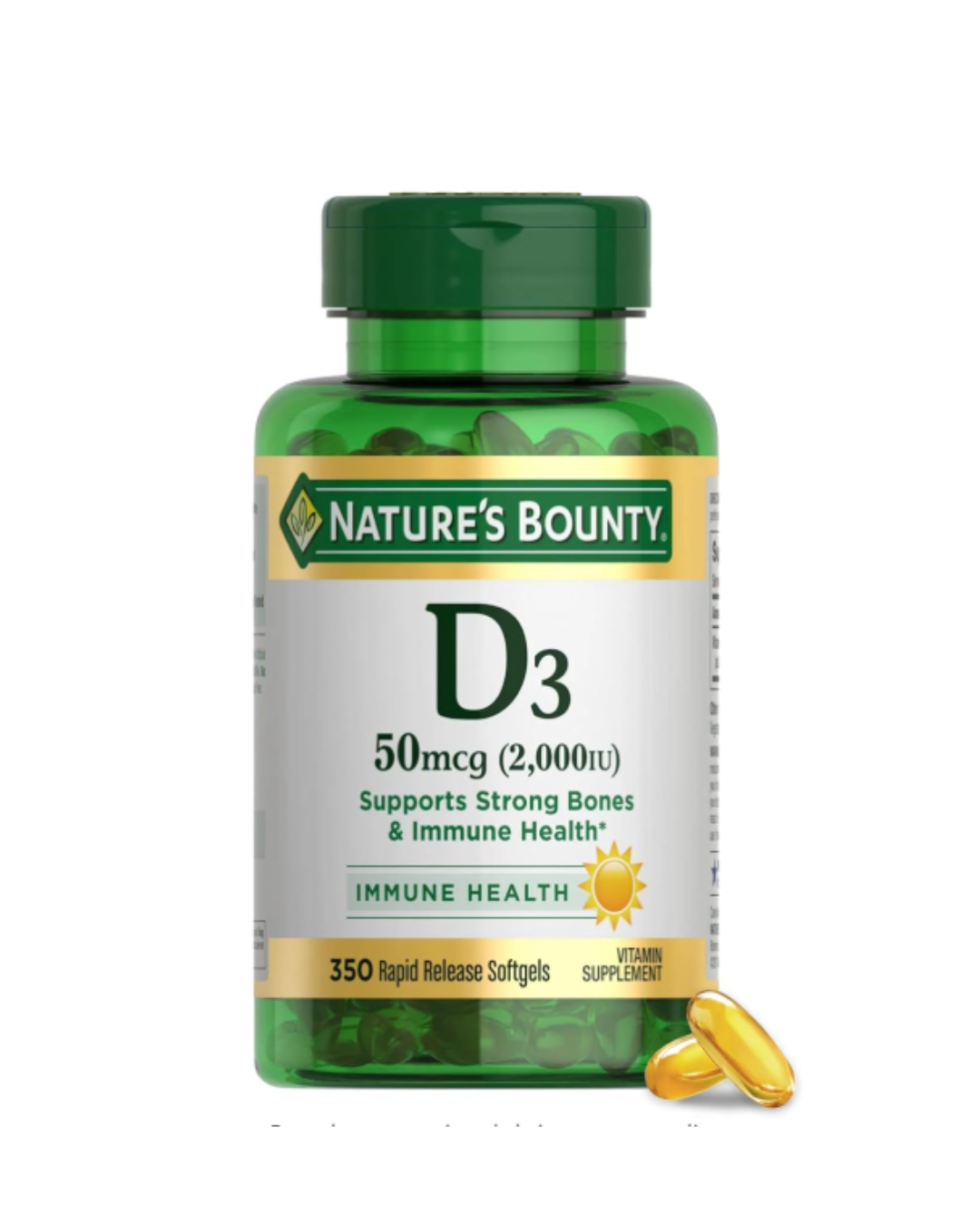 Nature's Bounty Vitamina D3 – Kudosport