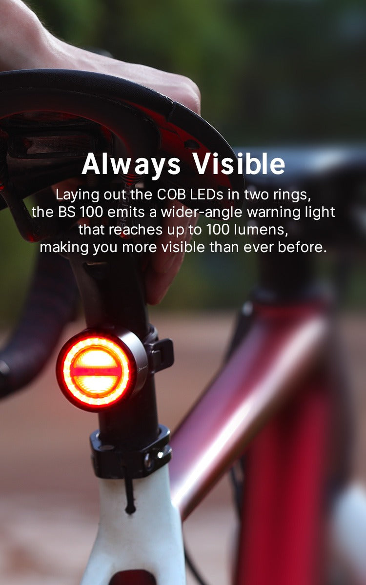 Luz trasera LED, Smart, Recargable, Olight BS100 – Kudosport